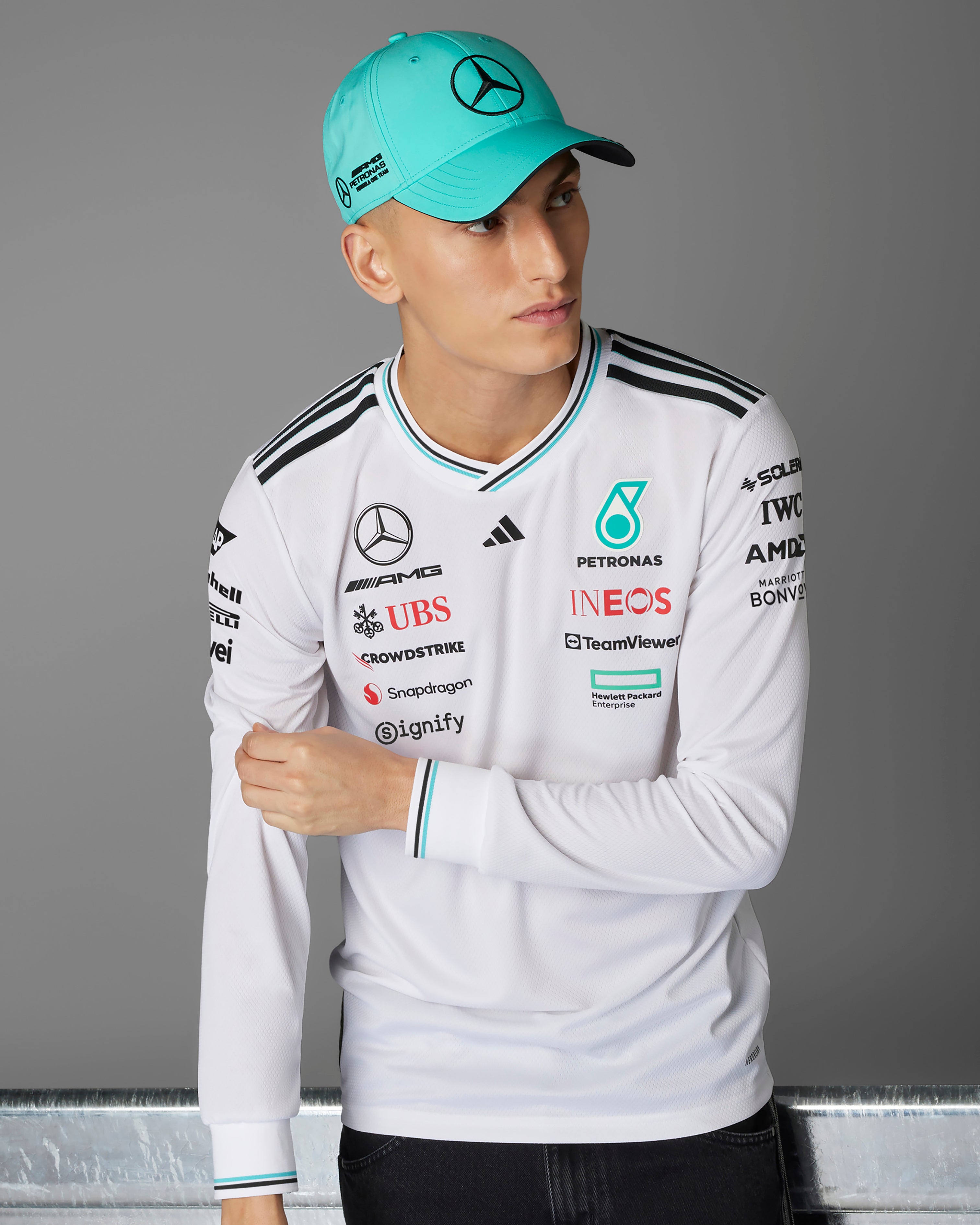 2025 Driver Cap Teal | Official Mercedes-AMG PETRONAS F1 Team Store
