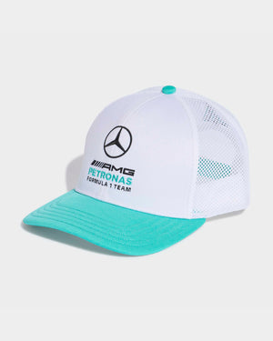 2026 DNA Trucker Cap - White | Mercedes-AMG PETRONAS F1 Official Store ...
