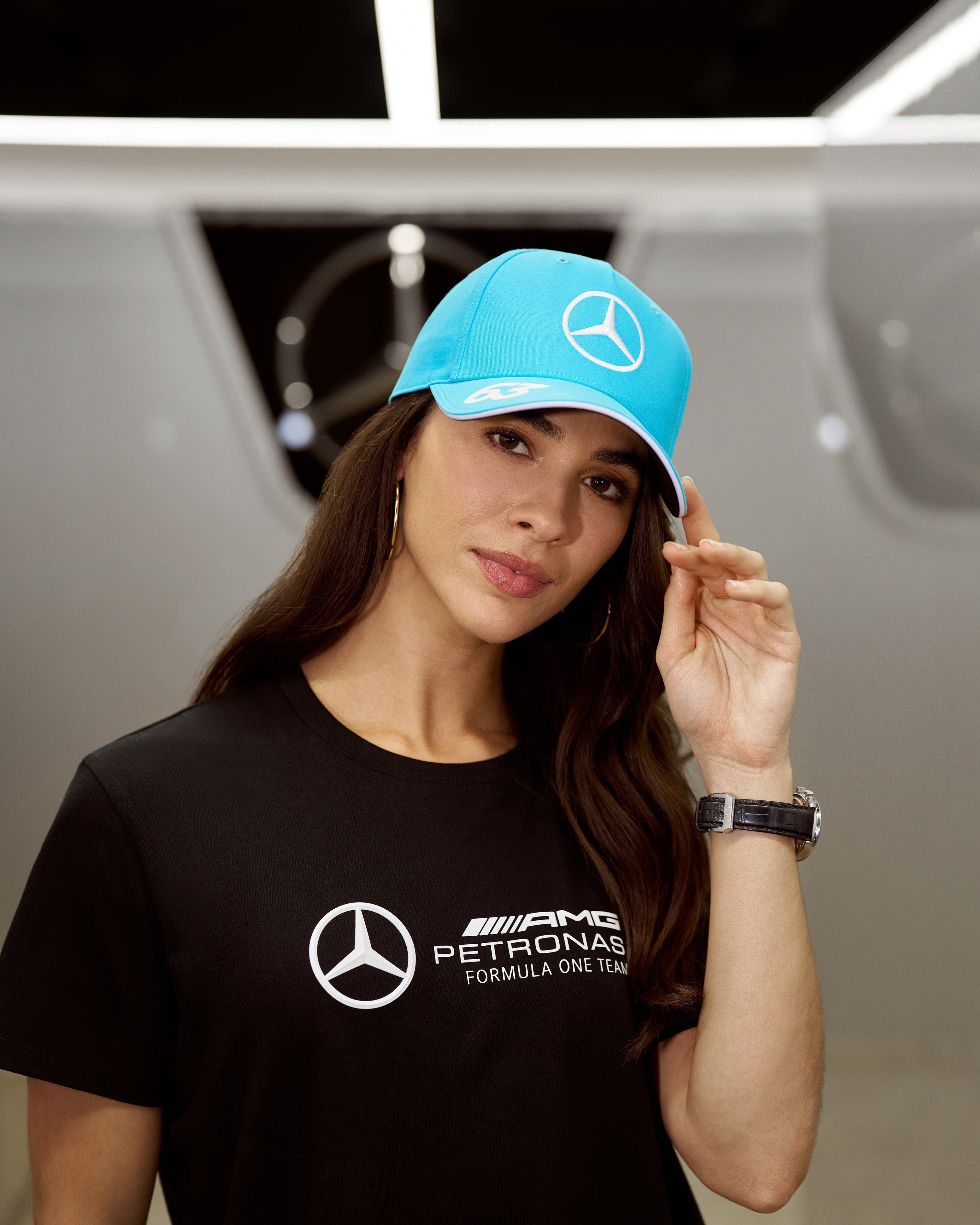 George Russell 2024 Team Driver Cap Blue | Official Mercedes-AMG ...